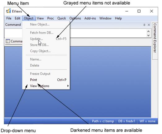 EVIEWS - Page d`accueil