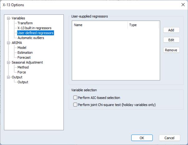 EViews Help: Seasonal Adjustment