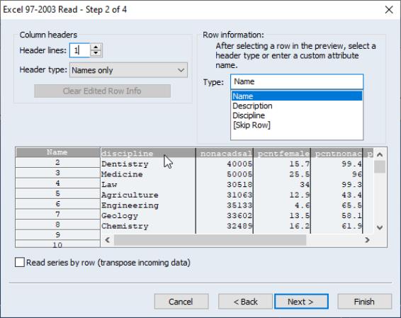 EViews Help: Creating a Workfile