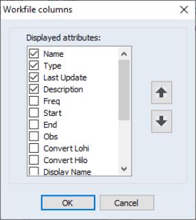 EViews Help: The Workfile Window