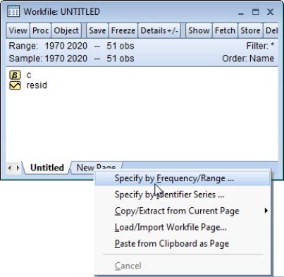 EViews Help: Multi-page Workfiles